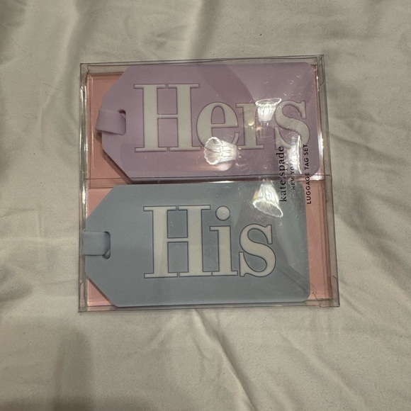 kate spade | Other | Kate Spade His Hers Luggage Tags | Poshmark